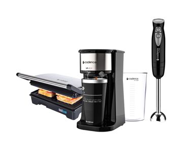 Kit Cadence Black - Cafeteira - Grill - Mixer – Cadence
