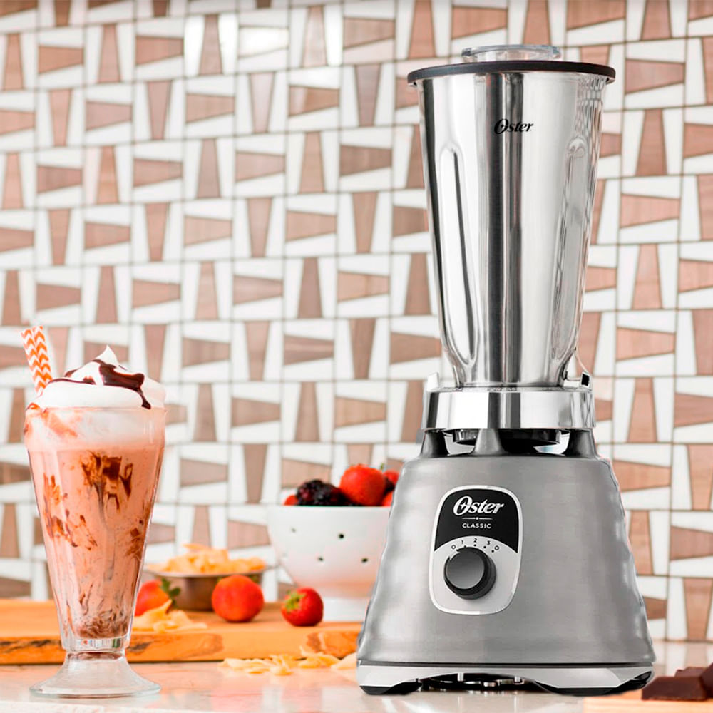 Kit New Osterizer Aço Escovado - Liquidificador e Jarra Inox - Loja ...