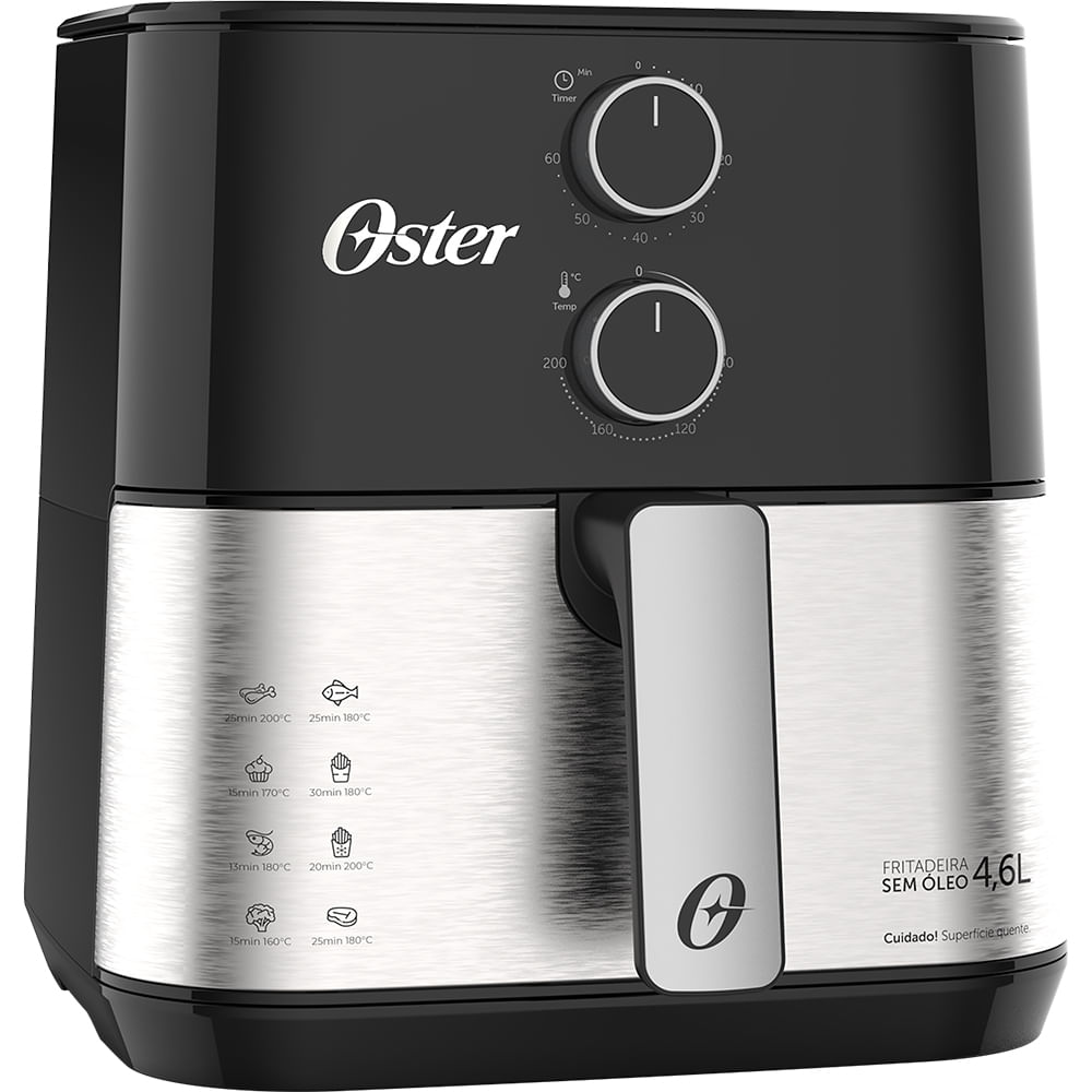 Fritadeira Inox Compact 4,6L Oster - Loja Oficial - OsterBrasil