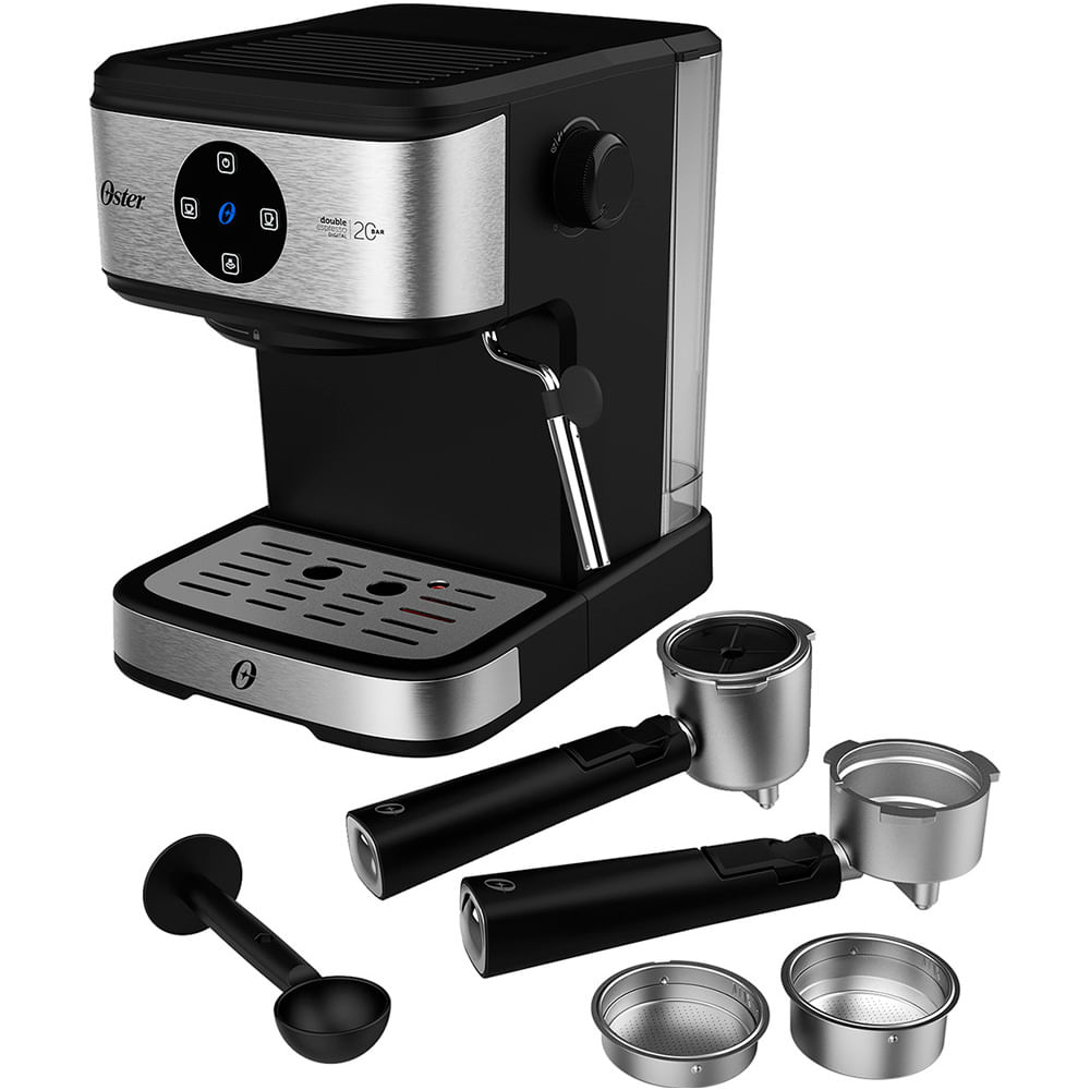 Kit Espresso Oster: Cafeteira Double e Moedor de Café - Oster