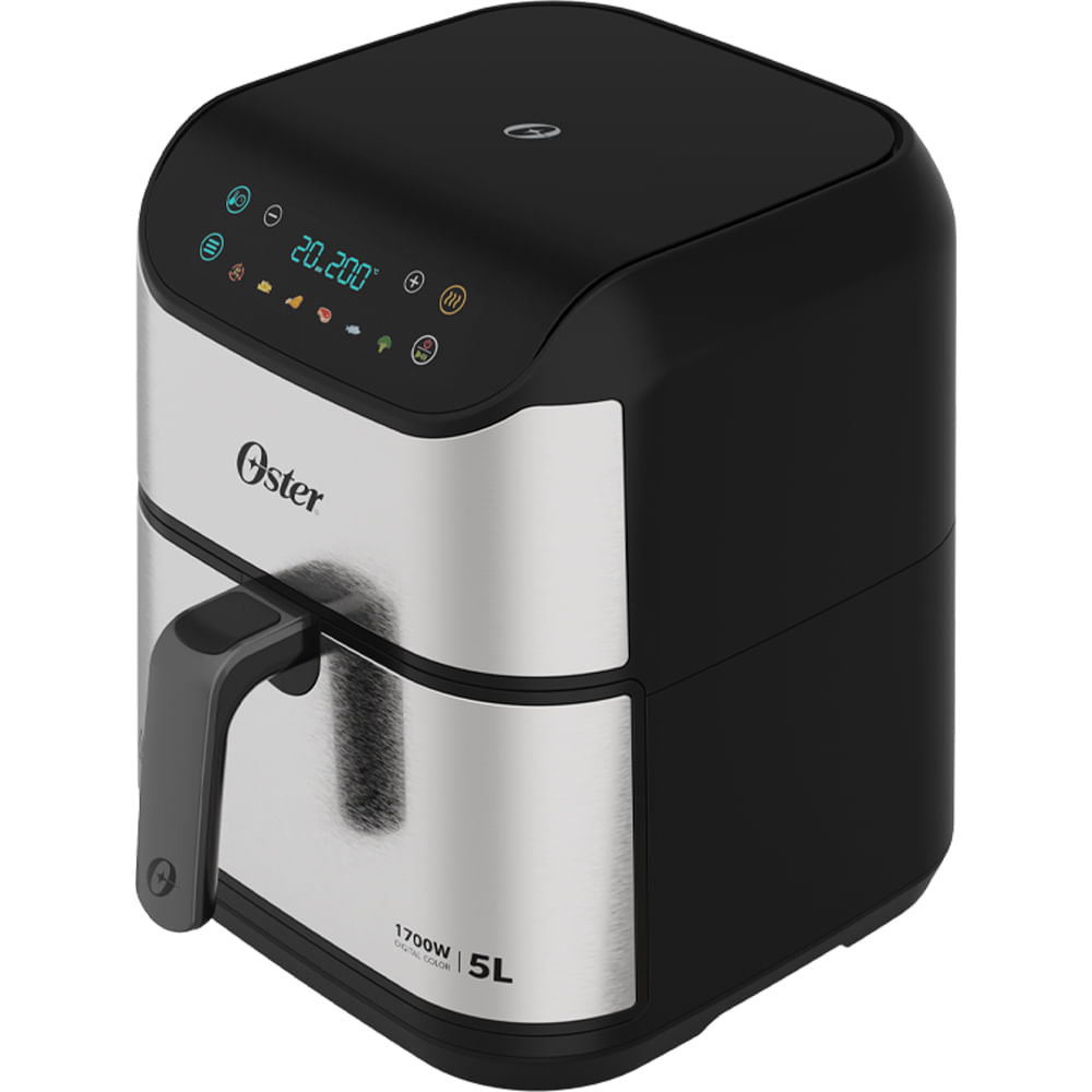 Fritadeira Digital Inox Oster 5L com Painel Touch | Oster - Oster