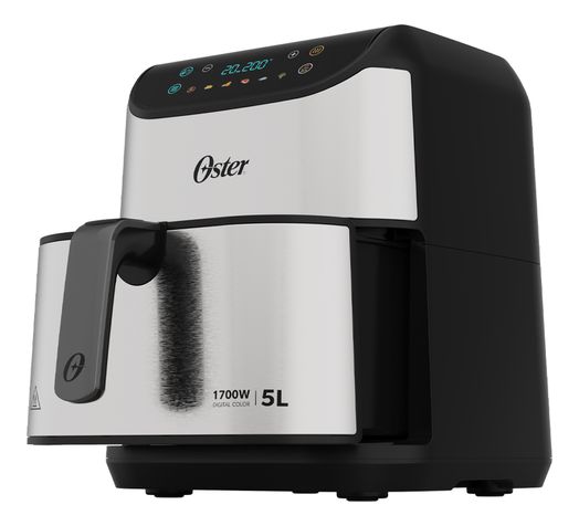 Fritadeira Digital Inox Oster 5L com Painel Touch | Oster - Oster