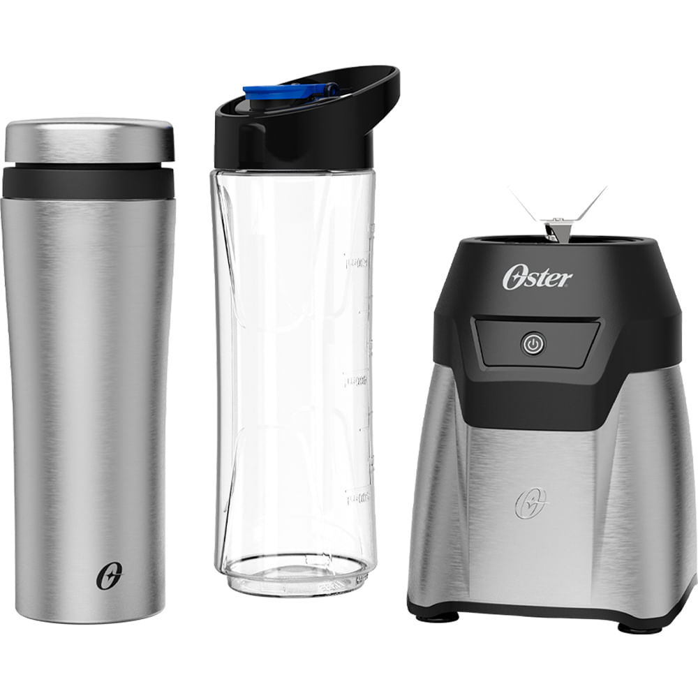 Blender Power Inox Oster com 2 Jarras To Go - Oster