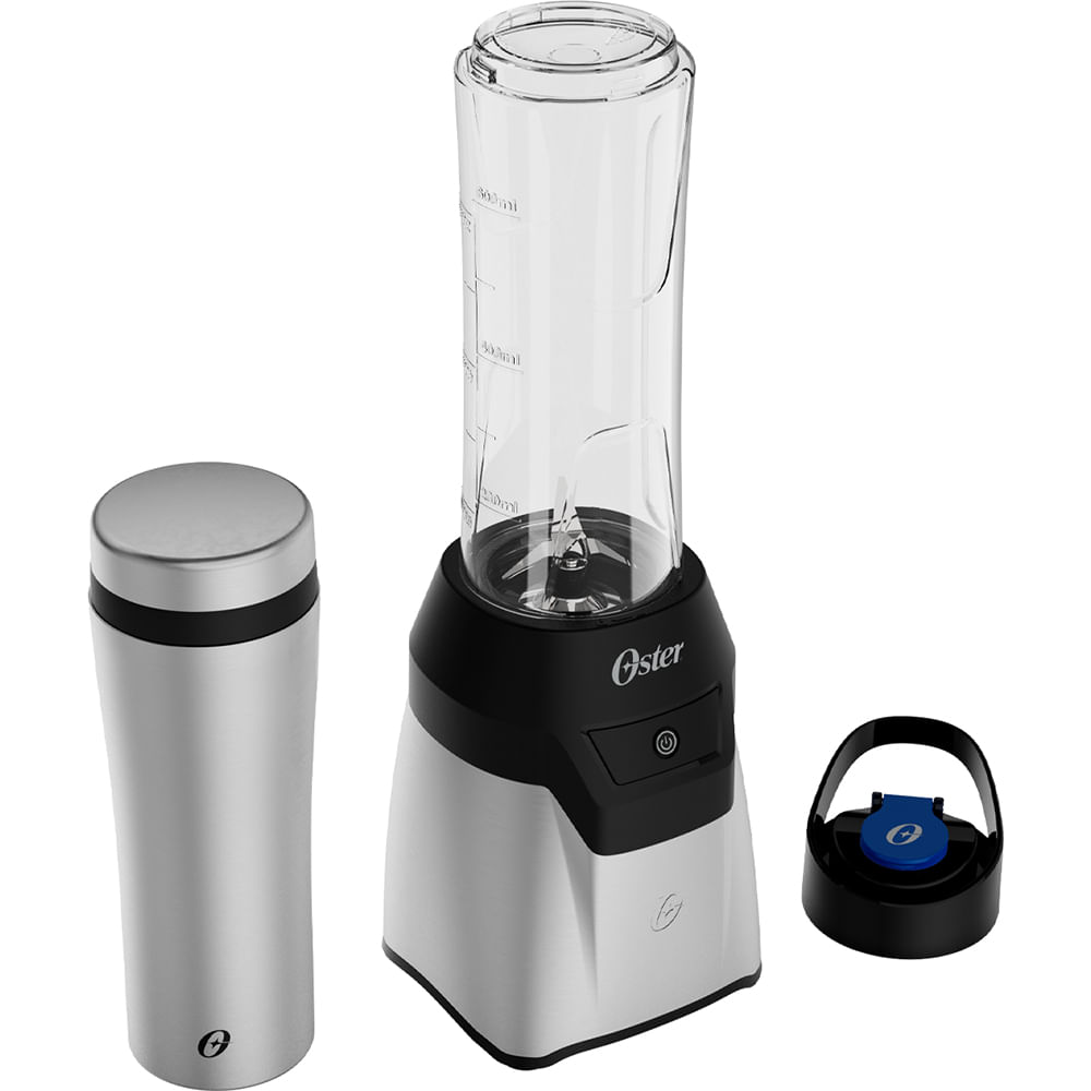 Blender Power Inox Oster com 2 Jarras To Go - Oster