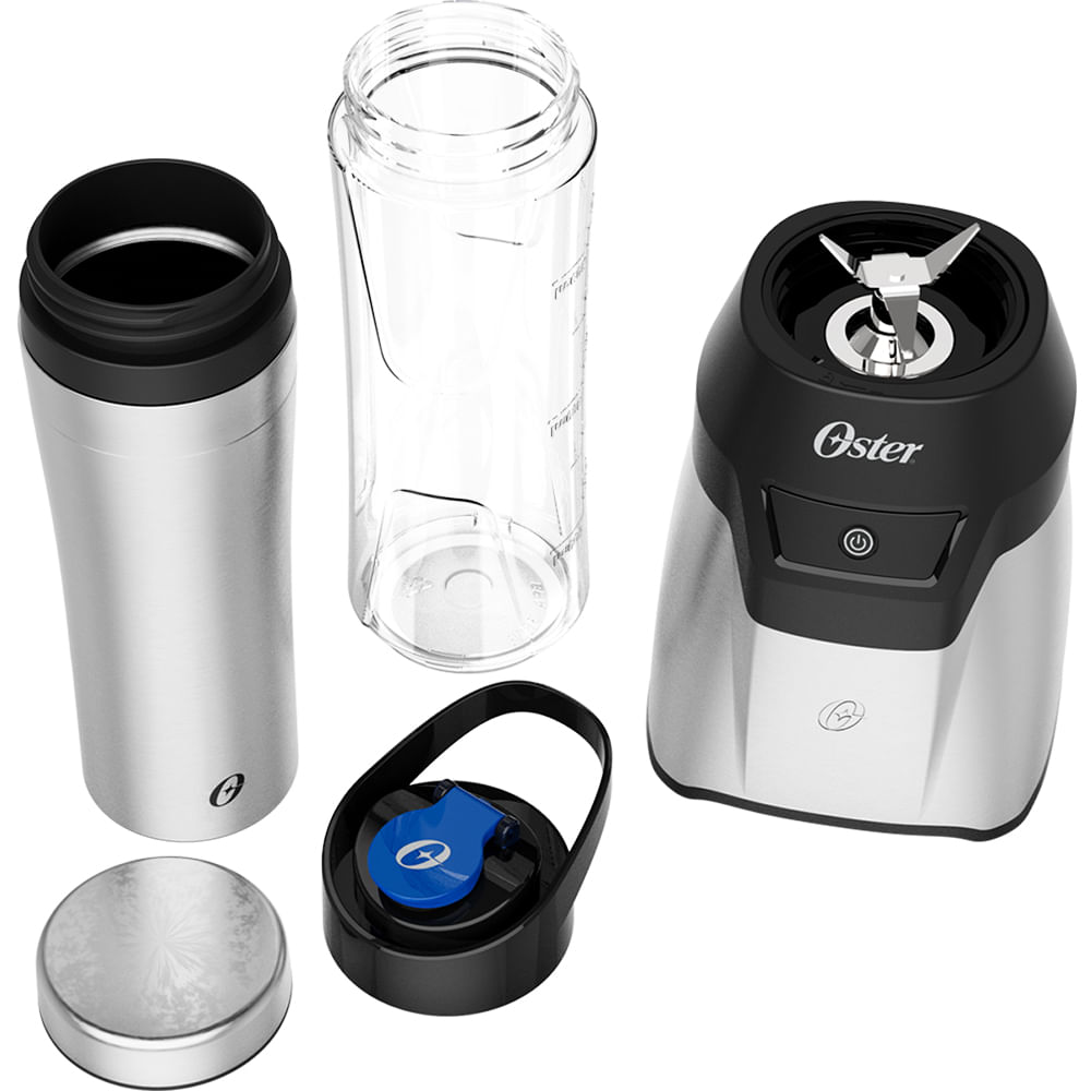 Blender Power Inox Oster com 2 Jarras To Go - Oster