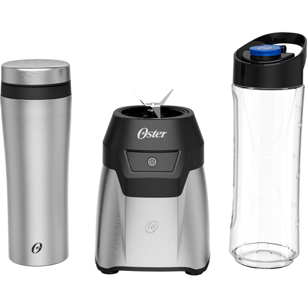 Blender Power Inox Oster com 2 Jarras To Go - Oster