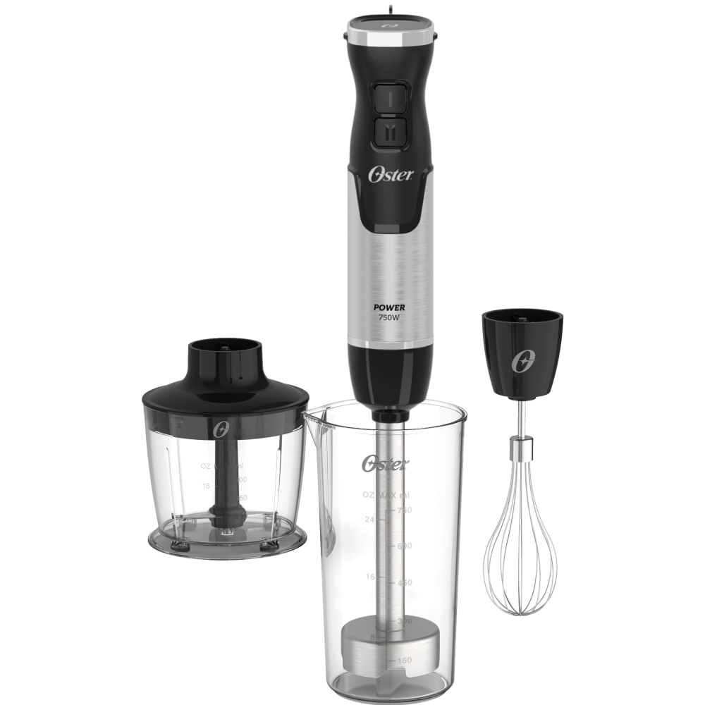 Mixer Power Oster Black Inox 3 em 1 - Oster