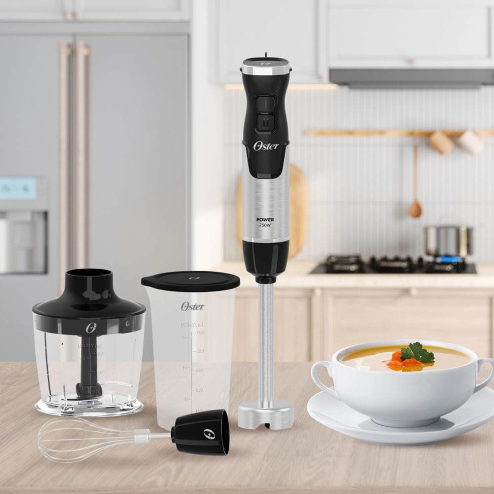 Mixer Power Oster Black Inox 3 em 1 - Oster
