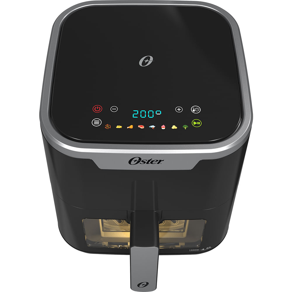 Fritadeira Digital Touch Oster 4,5L com Visor Transparente - Oster