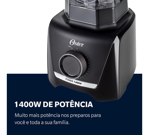 Liquidificador 1400 Full Oster Preto - Potência e Desempenho | Oster ...