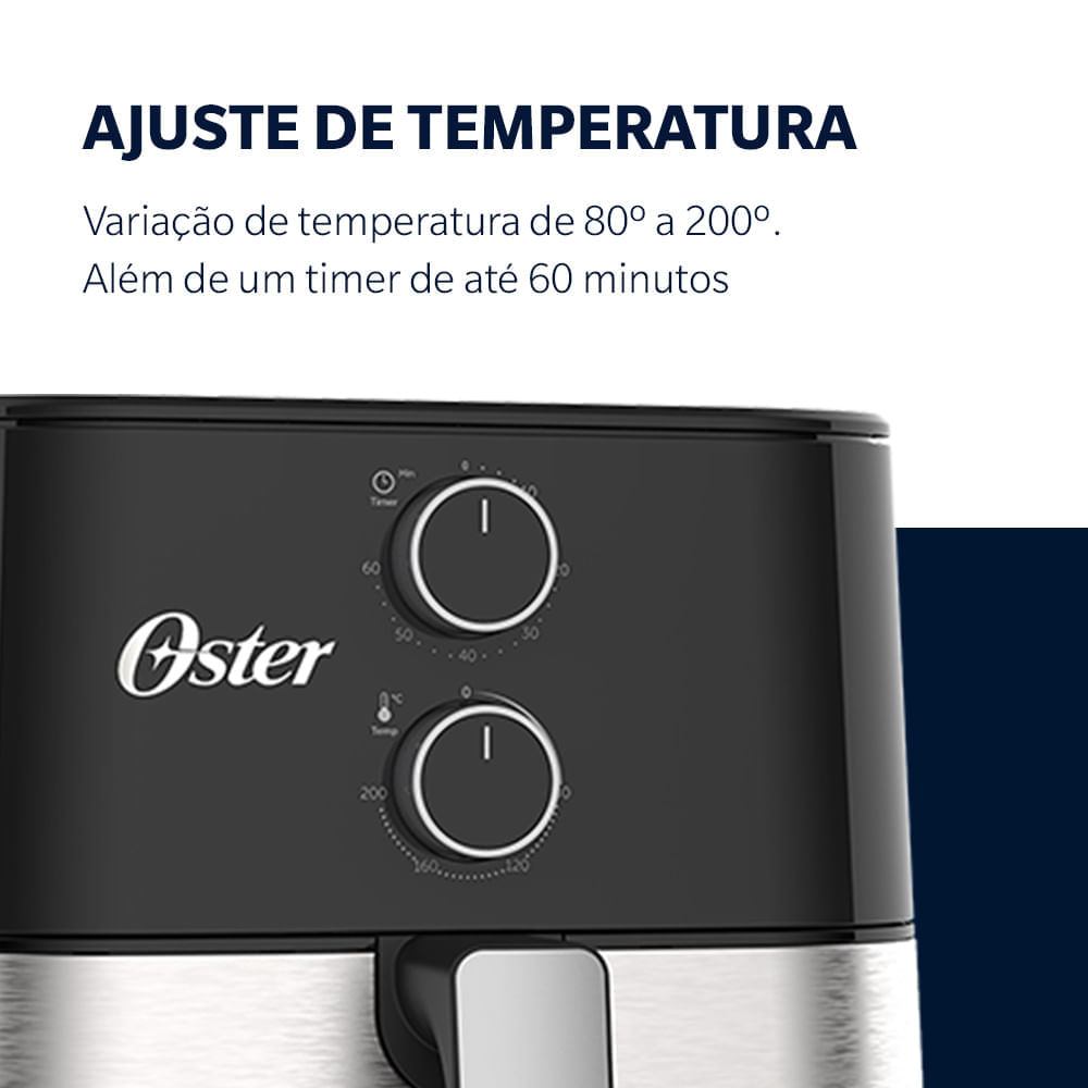 Fritadeira Inox Compact 4,6L | Oster - Oster