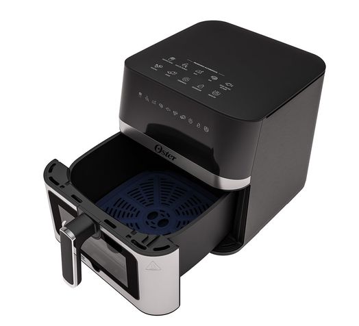 Fritadeira Inox DiamondTech Oster 7,5L com Visor Transparente - Loja ...