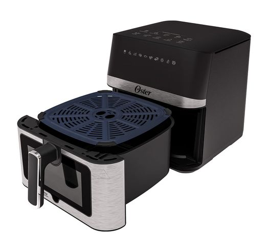 Fritadeira Inox DiamondTech Oster 7,5L com Visor Transparente - Loja ...